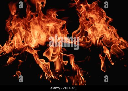 Blaze fire flame texture for banner background Stock Photo - Alamy
