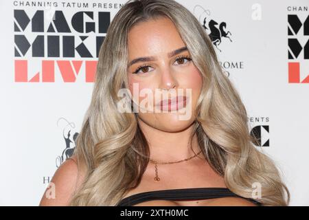 Ella Barnes attends ‘Love Island’ summer soiree at ‘Magic Mike Live ...
