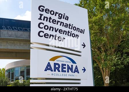 Signage for MARTA train at Hartsfield-Jackson Atlanta International ...