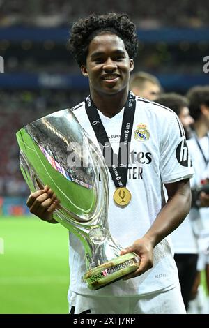 Endrick Felipe of Real Madrid during the Spanish championship La Liga ...