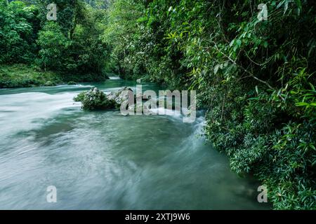 Cuatro Chorros River, Lancetillo, La Parroquia, Reyna area, Quiche ...