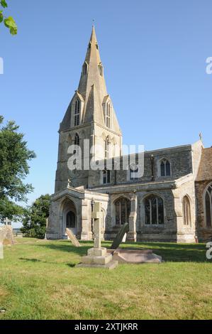 All Saints Church, Buckworth, Cambridgeshire Stock Photo - Alamy