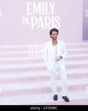 Renan Pacheco arrives at the premiere of "Emily in Paris" at the ...