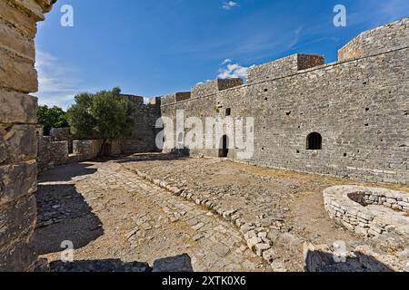 Porto Palermo castle from inside Stock Photo - Alamy