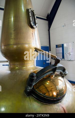 Distilling equipment making single malt English Whisky at St George's ...