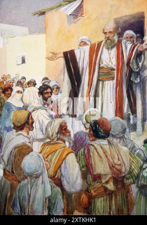 St. Peter Preaching at Pentecost Stock Photo - Alamy