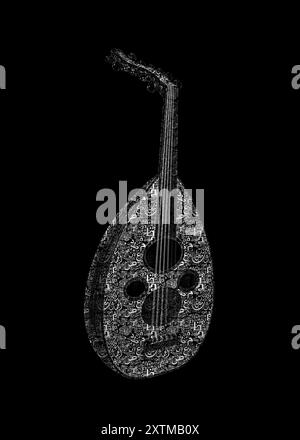 Arabic traditional calligraphy. Islamic typography symbols. Ornamental ...