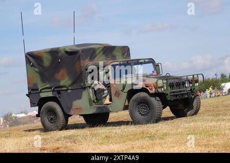 A military Humvee on parade at tHe Yorkshire Wartime Experience ...