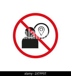 Location tracking icon Vector symbol or sign set collection in black ...
