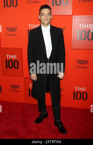Rami Malek attends the 2019 Time 100 Gala at at Frederick P. Rose Hall ...
