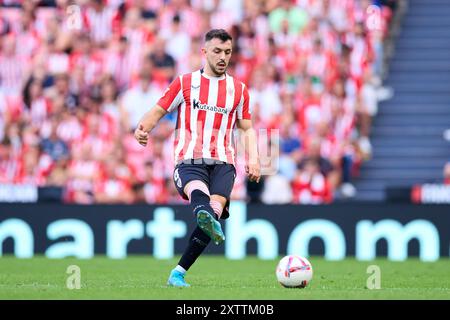 Aitor Paredes of Athletic Club in action during the Spanish league ...
