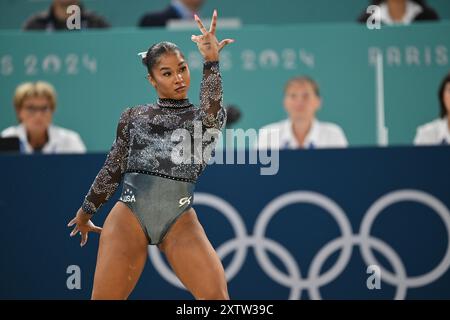Jordan Chiles (USA), Artistic Gymnastics, Women's Team Final during the ...