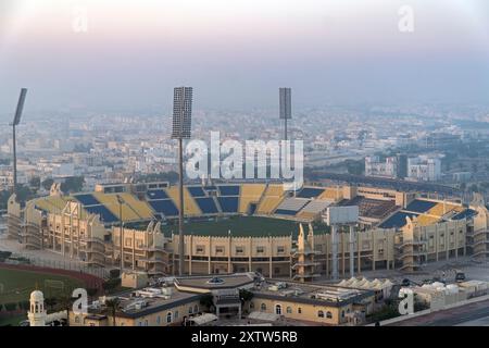 Aerial view of Al Gharafa Sports Club hall Stock Photo - Alamy