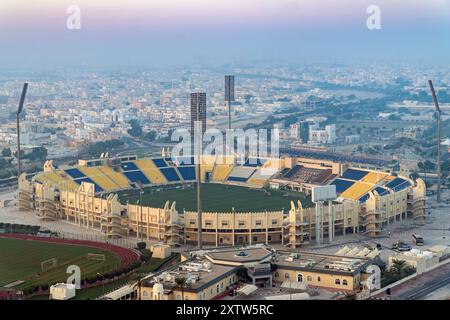 Aerial view of Al Gharafa Sports Club hall Stock Photo - Alamy