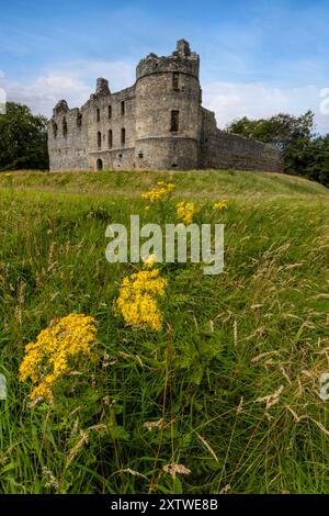 Balvenie Castle is a ruined castle north of Dufftown in the Moray ...
