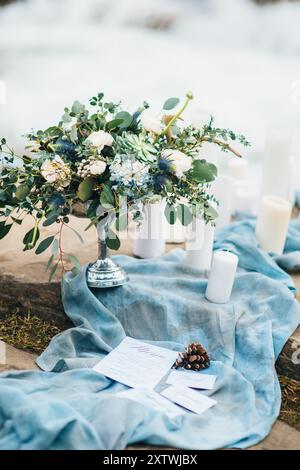 Wedding decor with natural elements Stock Photo - Alamy