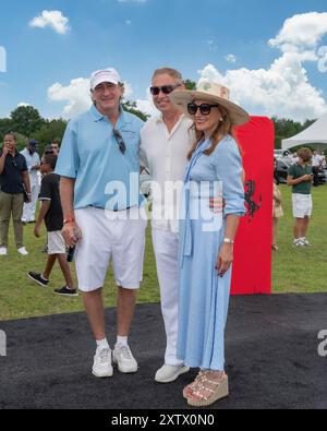 Maria Fishel and Ken Fishel attends the Rand Luxury Hamptons Concours ...