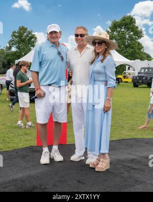 Maria Fishel and Ken Fishel attends the Rand Luxury Hamptons Concours ...