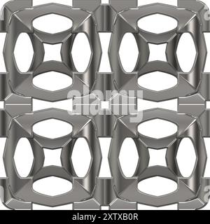 Seamless tileable metal decorative background pattern Stock Photo - Alamy