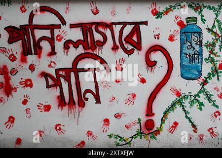 The walls in Dhaka are undergoing a transformation as the government ...