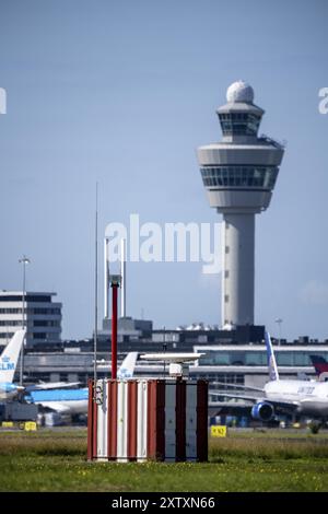 Amsterdam Shiphol Airport, AMS, Aalsmeerbaan, runway, radar to detect ...
