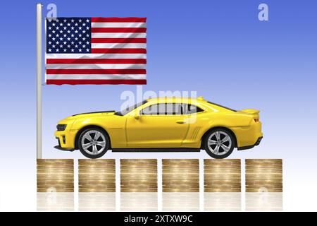Symbol photo, Chevrolet, Camaro, ZL1, USA, Customs on US cars, Studio ...