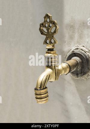 Turkish Ottoman style antique fountain in view Stock Photo - Alamy