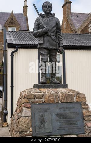 Statue of Dr. John Rae , Stromness, Orkney, Scotland, UK Stock Photo ...