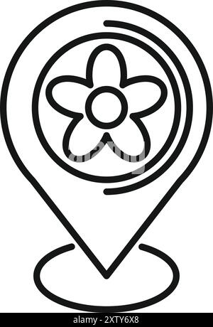 Gift shop GPS map location flat color icons in round outlines. 6 bonus ...