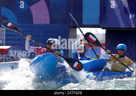 PARIS, FRANCE - AUGUST 05: Boris Neveu of Team France, Martin Dougoud ...