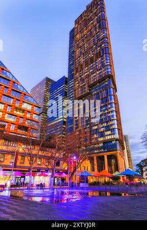 Historic City of Parramatta town hall building at sunset - local ...