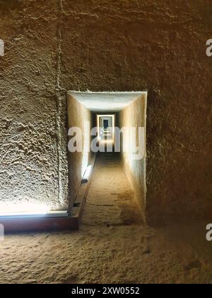 Great Pyramid of Khafre - Clean cut tunnels and passageway inside the ...