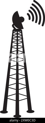 Network tower icon,vector illustration simple design Stock Vector Image ...