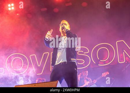 Der deutsche Sänger Peter Fox Pierre Baigorry auf dem Highfield 2024 ...