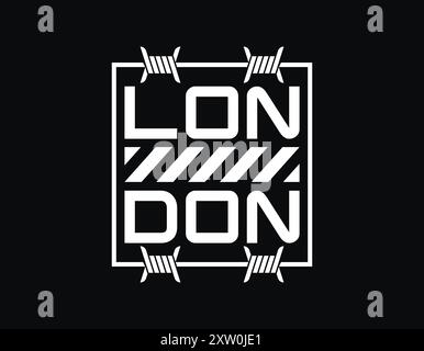London slogan concept vector illustration with typography for t shirt ...