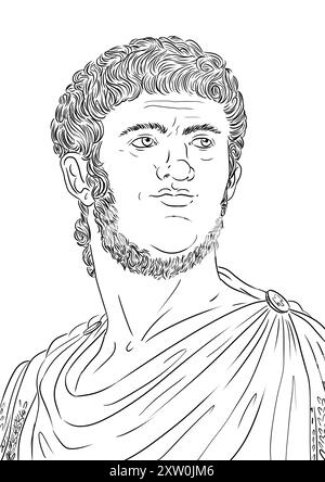 Portrait of Nero, famous roman emperor Stock Photo - Alamy