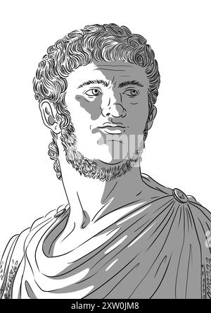 Portrait of Nero, famous roman emperor Stock Photo - Alamy