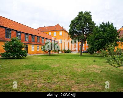 København, Denmark - July 2021: The buildings on the grounds of the ...