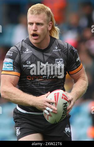 Brad Fash of Hull FC in the pre-game warm up during the Hull FC v Leeds ...