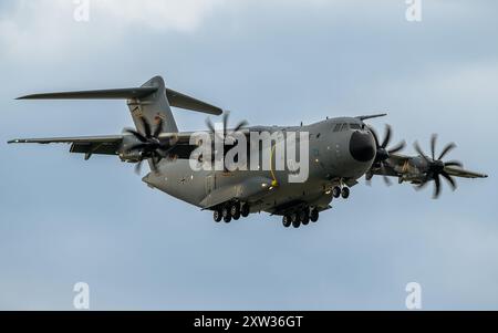 The Airbus A400M Atlas, a versatile military transport aircraft, was ...