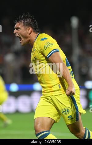 Simone Rabbi of AS Cittadella celebrates after scoring goal during the ...