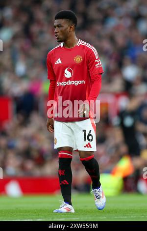Manchester United midfielder Amad Diallo (16) celebrates their sides ...