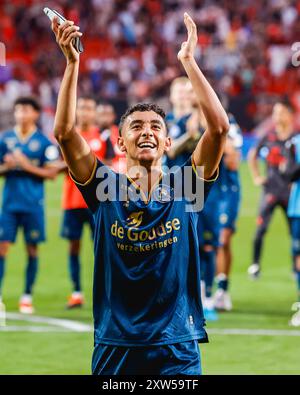 Rotterdam - Ayoub Oufkir of Sparta Rotterdam during the second round of ...