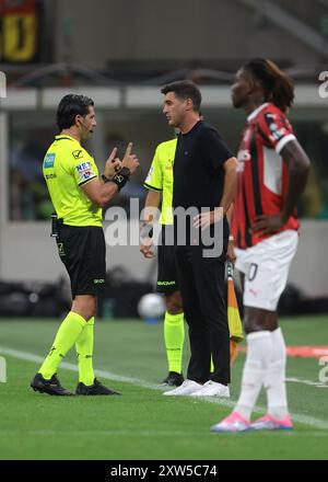 Referee Fabrizio Pasqua during the Serie A match between SSC Napoli and ...