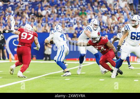 Arizona Cardinals linebacker Xavier Thomas (54) rushes against Las ...