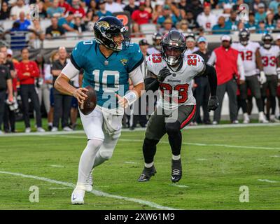 Tampa Bay Buccaneers safety Tykee Smith (23) follows a play against the ...