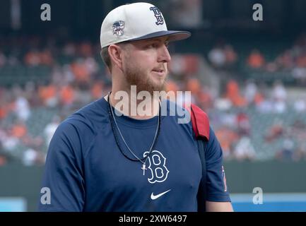 Boston Red Sox pitcher Quinn Priester (68) during an MLB Spring ...