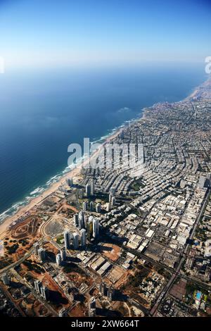 Aerial views of the Southern part of Gush Dan in Israel Stock Photo - Alamy