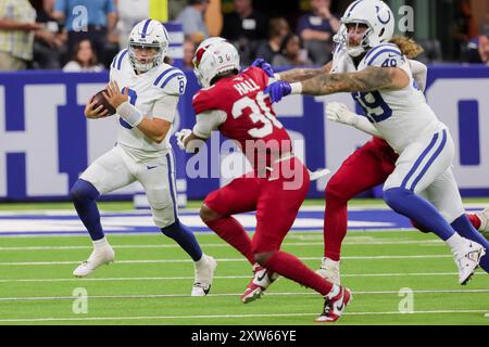 Indianapolis Colts quarterback Jason Bean (12) throws during practice ...