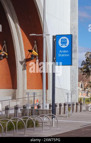 Arden Train Station in Melbourne Australia Stock Photo - Alamy